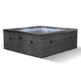 Wave Garda 6-Person Square Eco Foam Hot Tub | 90-Jet Spa, Wi-Fi Eco ...