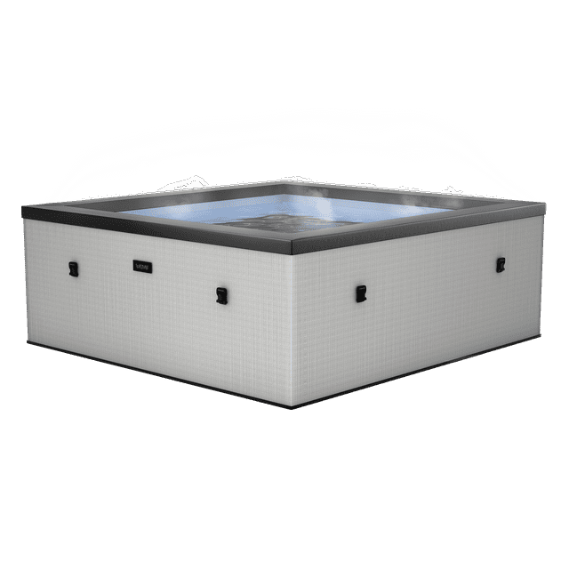 Wave Garda | 6-Person Eco Foam Hot Tub | Integrated Heater | Graphite Gray