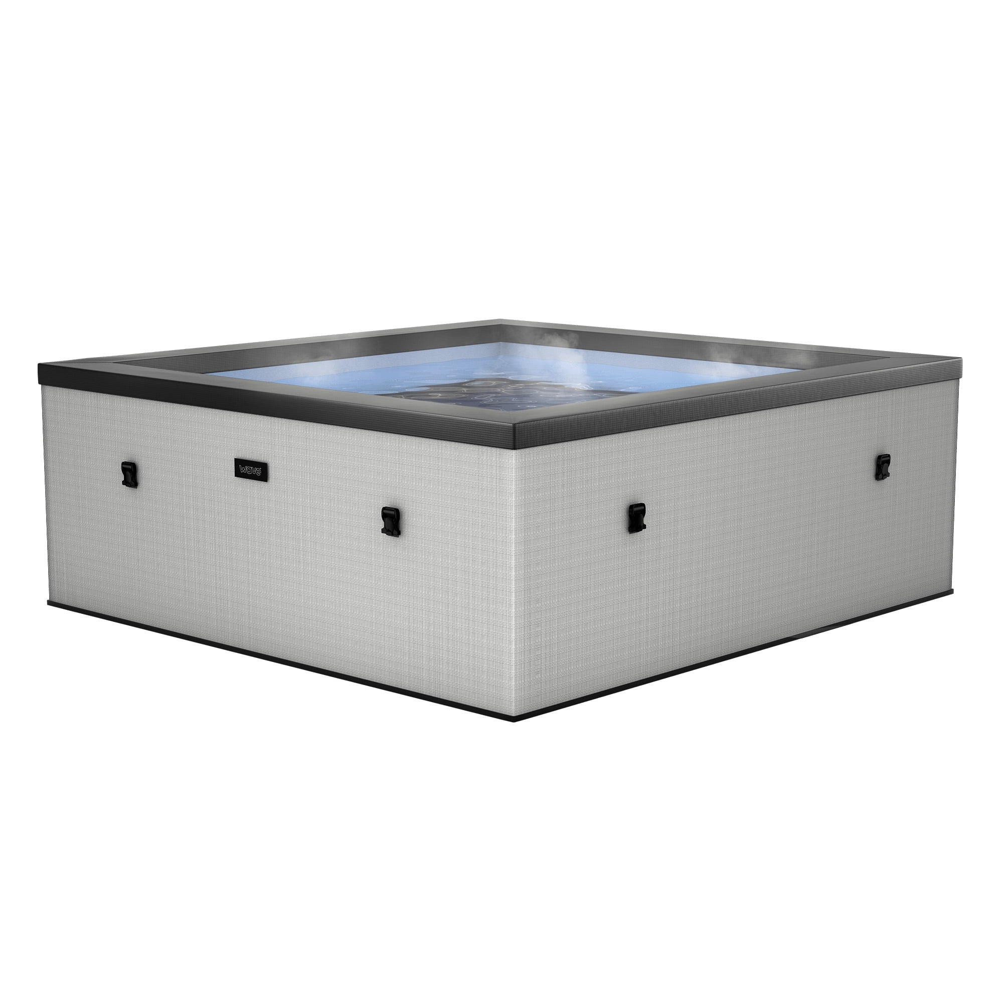 Wave Garda Eco Foam Hot Tub, 104F Rapid Heat, 70 Aqua Jet Spa for 6 ...