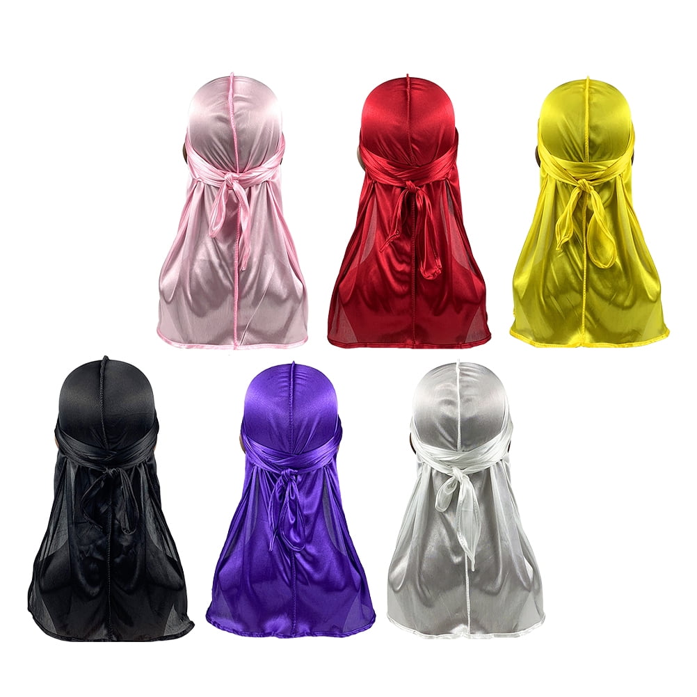 Wave Hat 6 Pcs Pirate Turban Bonnet for Men Has Braid Head Kerchief Man ...