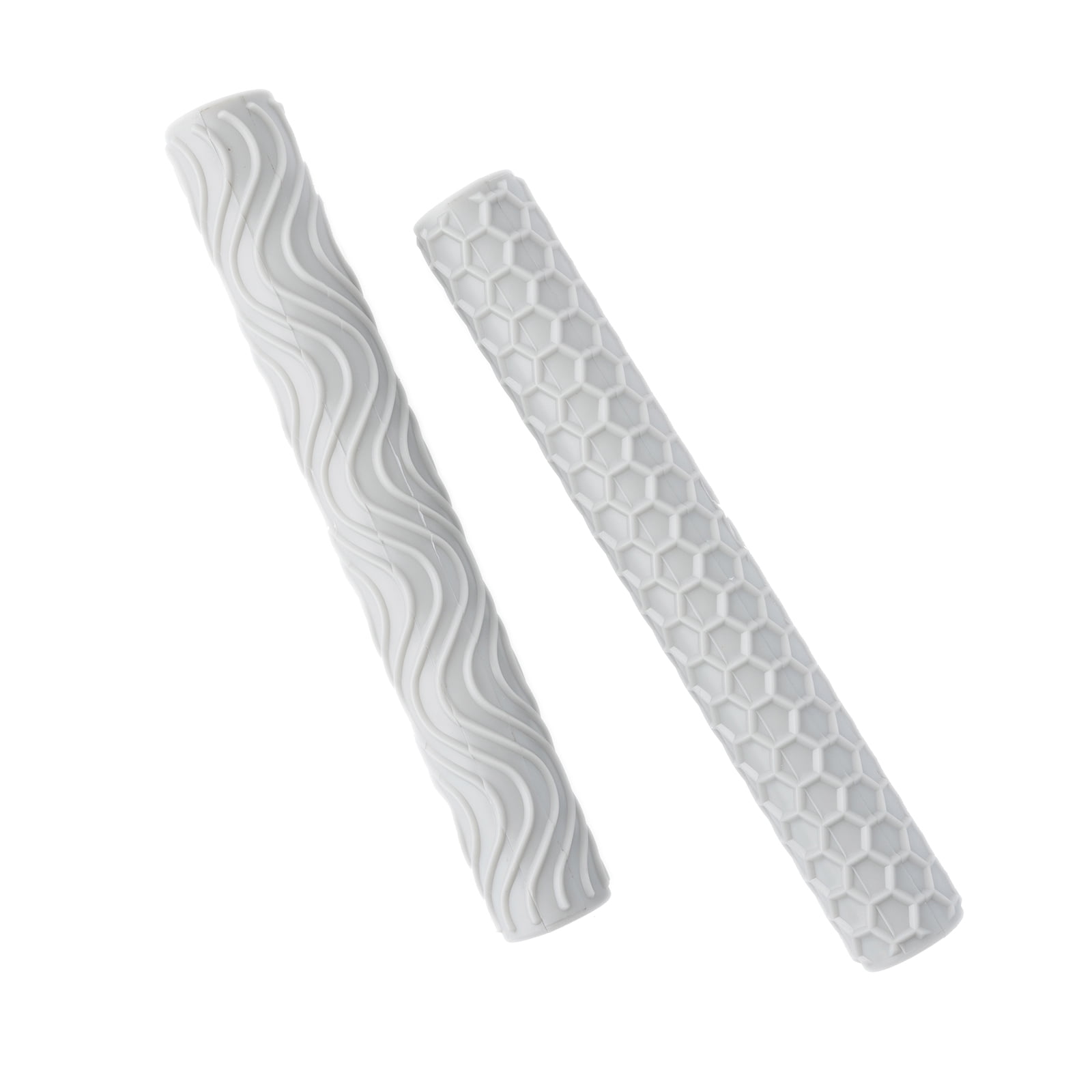 Wave & Honeycomb Texture Rollers by Craft Smart® 2pc - Walmart.com