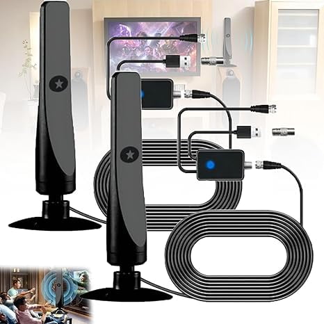 Wave Max TV Antenna 2025 for Campers, Wave Max 1500+ Miles Range TV ...