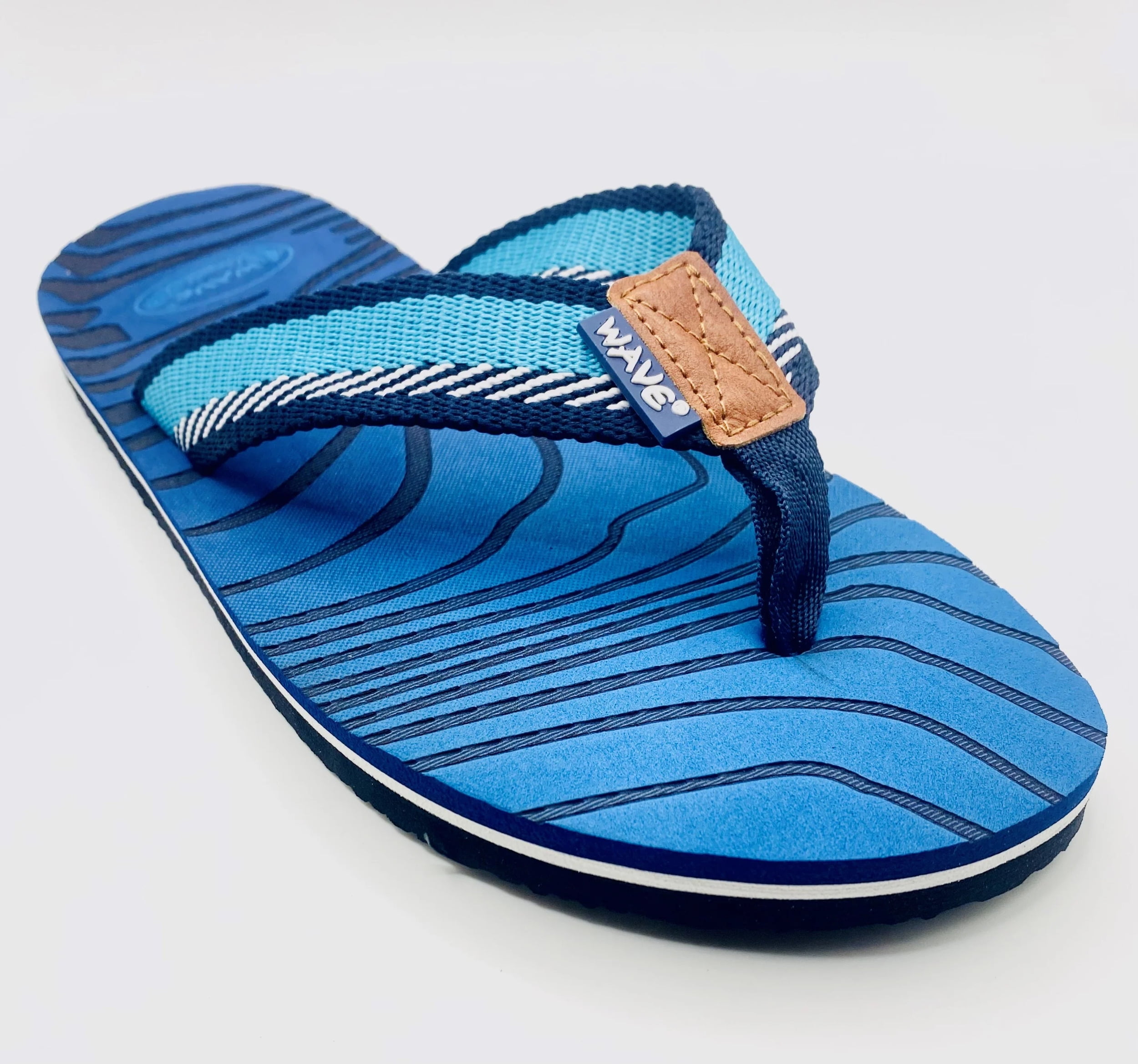 Wave Men's Retro Waves Flip Flop Sandals - Walmart.com