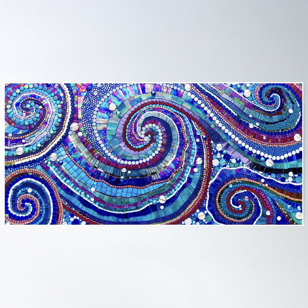 Wave Of Compassion Poster Wall Art, Modern Wall Decor For Living Room ...