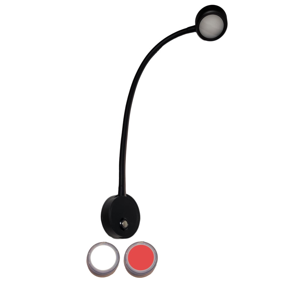 Wave One Marine | Dual Color Dimmable Gooseneck LED Chart Reading Light ...