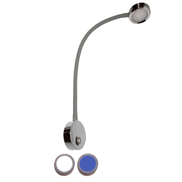 Wave One Marine | Dual Color Dimmable Gooseneck LED Chart Reading Light ...