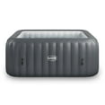 Wave Pacific 6-Person Square Inflatable Hot Tub | 130-Jet AquaJet ...