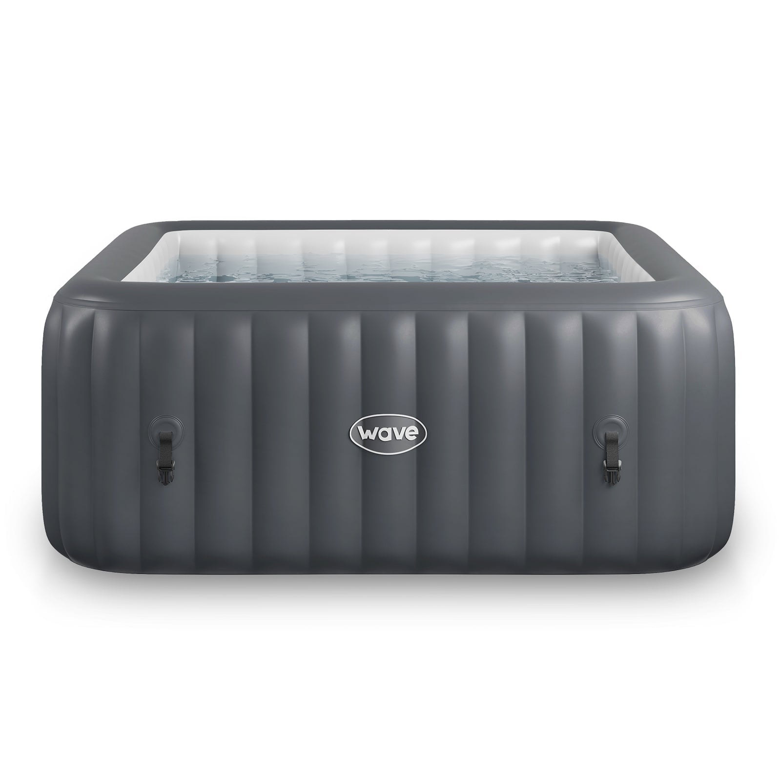 Wave Pacific 4-Person Square Inflatable Hot Tub | 110-Jet AquaJet Spa ...