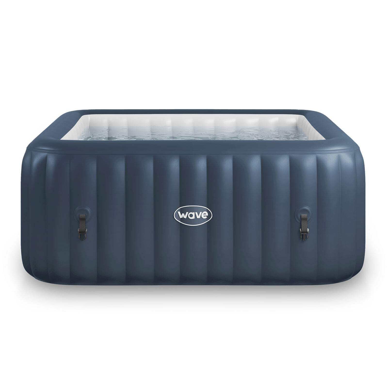 Wave Pacific Inflatable 6-Person Square Hot Tub with Integrated Eco ...