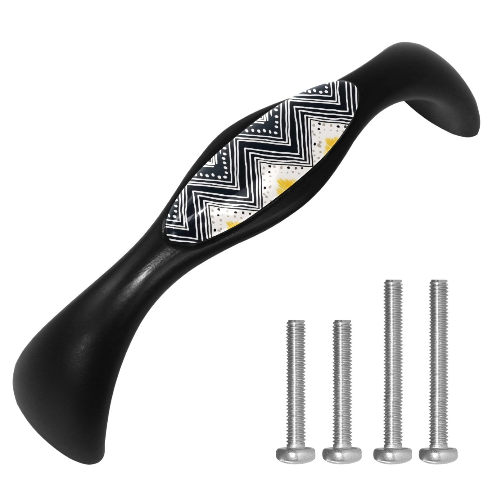 Wave Pattern Kitchen Cabinet Pull Knobs Drawer Hardware Handles for ...