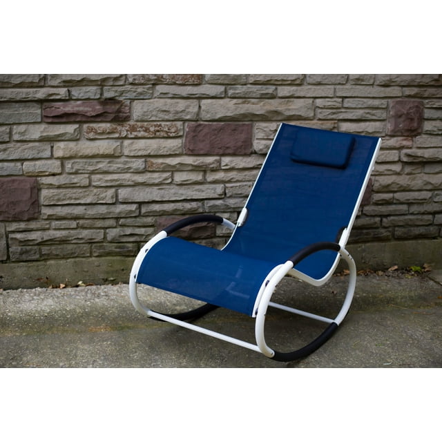 Wave Rocker - Aluminum - (Navy on Matte White) - Walmart.com