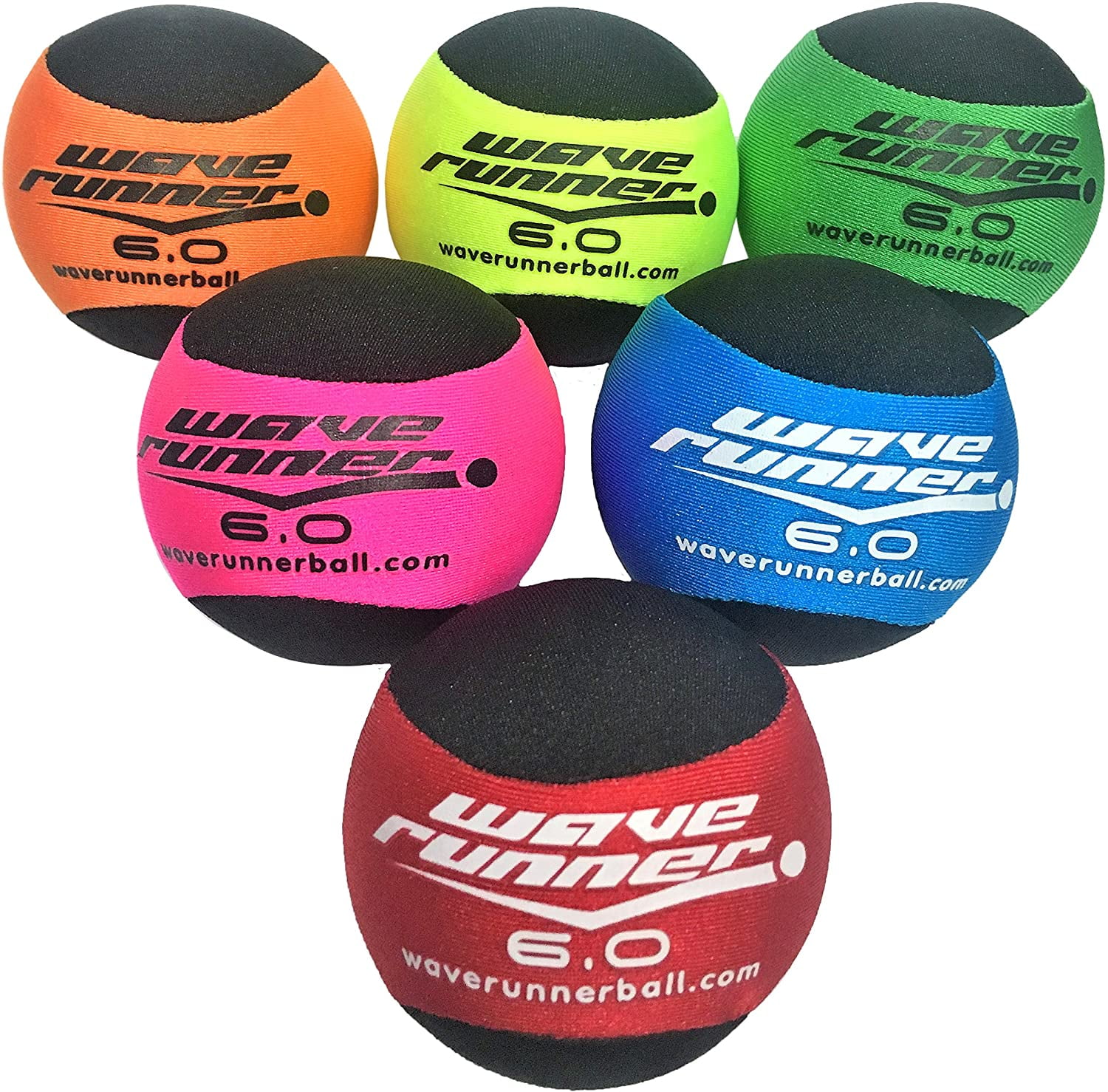 Wave Runner 6.0 - 2-Pack Water Bouncing Ball for Pool, Beach, Summer ...