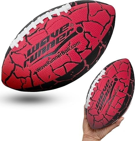 Wave Runner Grip It Waterproof Junior Size Football, 9.25-Inch, Durable ...