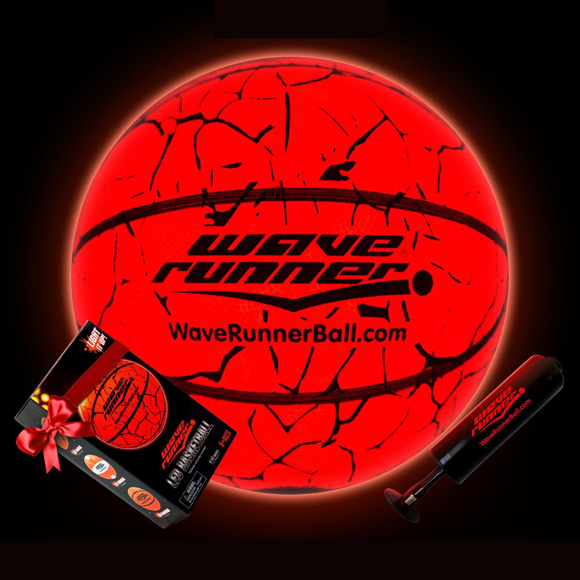 Wave Runner Indoor Youth Glow in The Dark Basketball -Official Size 7 ...