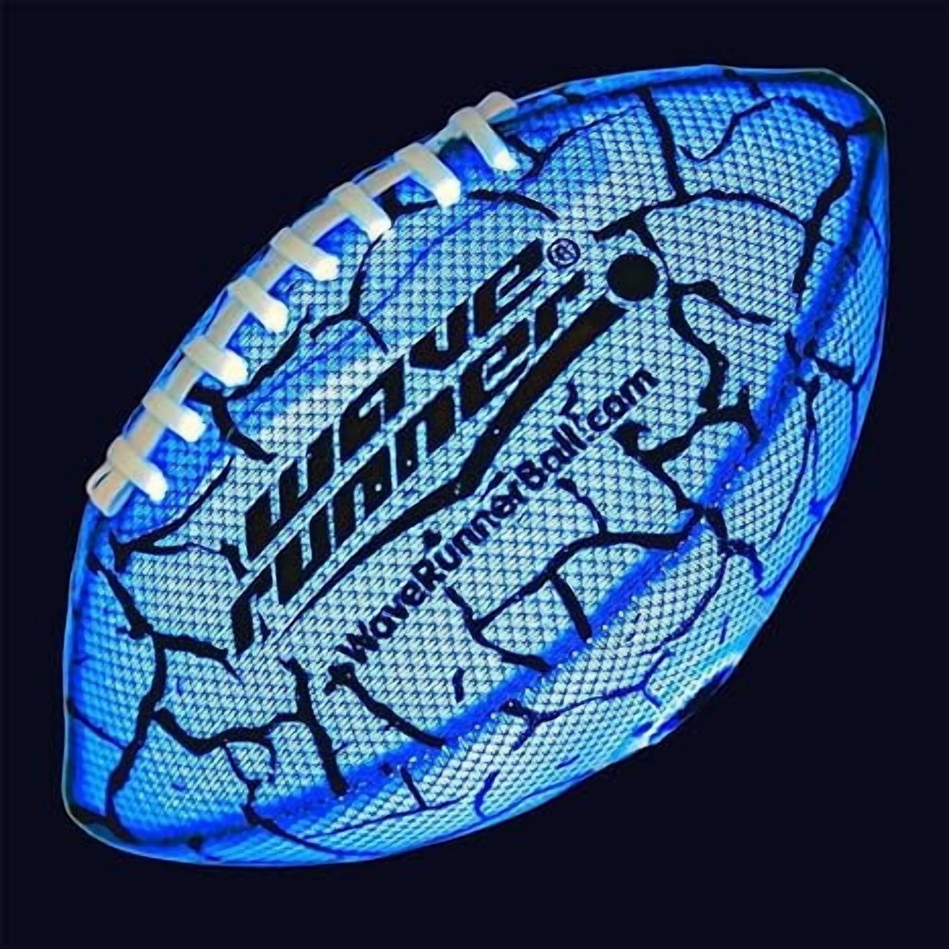 Wave Runner Glow in the Dark Junior LED Football - Waterproof, USB-C ...