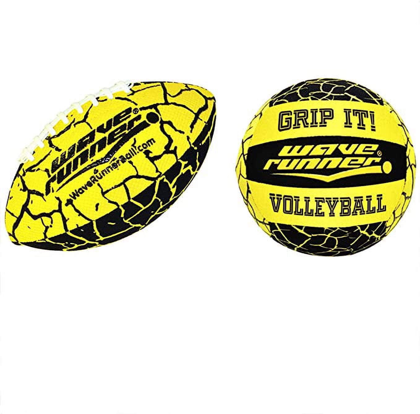 Wave Runner Waterproof Football Pool Toy, Size 9.25 Inches, Sure-Grip ...