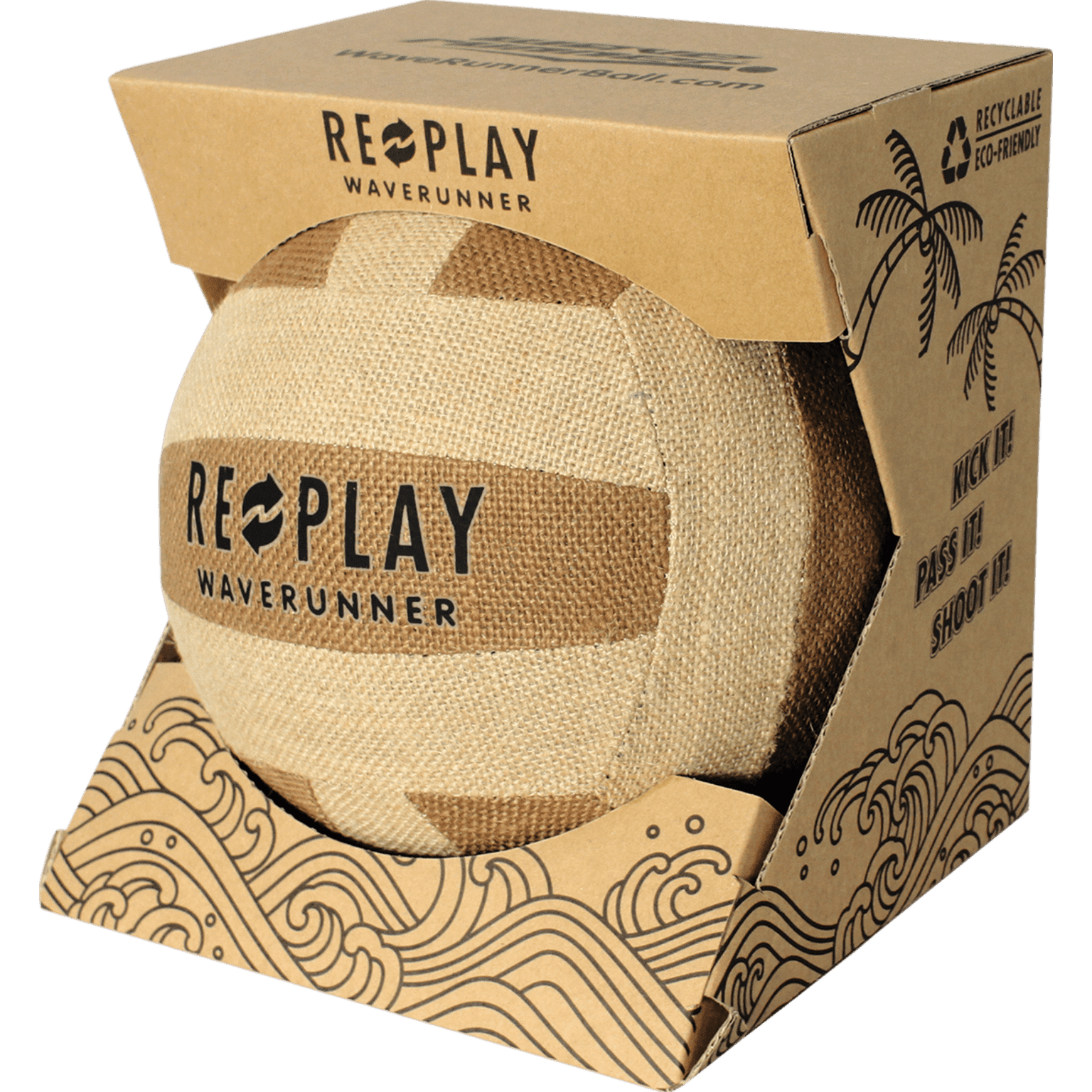 Wave Runner Replay Eco-Friendly pool Volleyball Ball 100% Recycled Ball ...