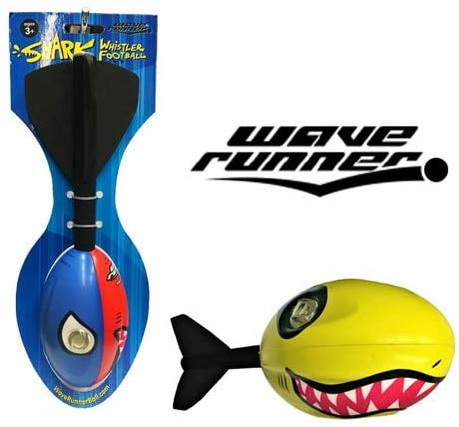 Wave Runner Shark Whistler Football With Tail VALUE PACK Now With ...