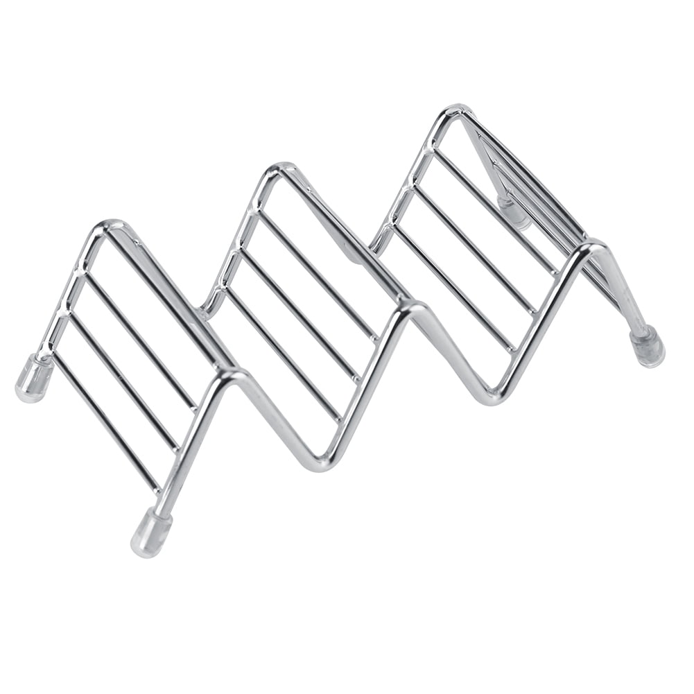 Wave Shape Stainless Steel Mexican Taco Holder Display Stand Shell Rack ...