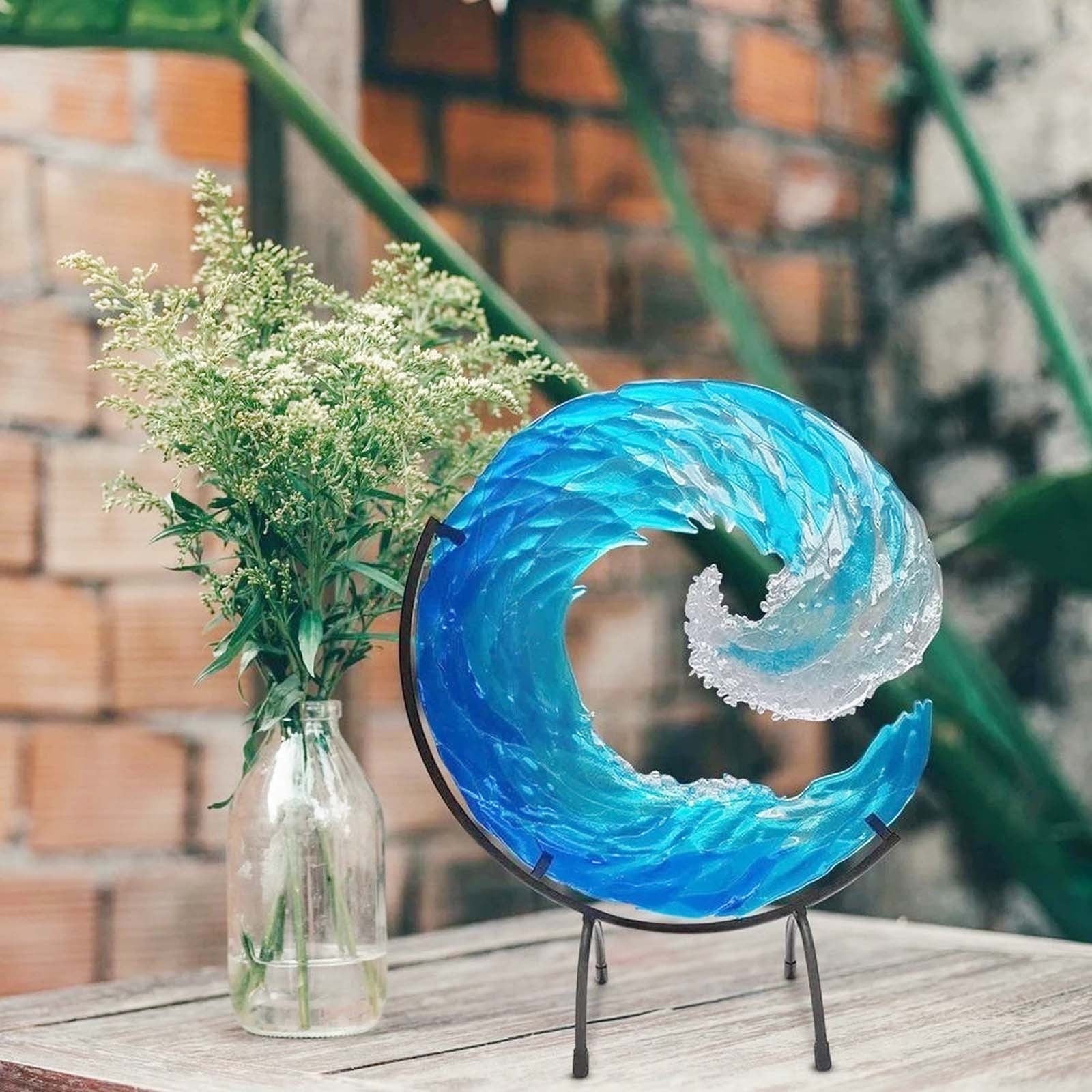 Wave-Shaped Acrylic Decorative | Realistic Sea Wave Design | Eco ...