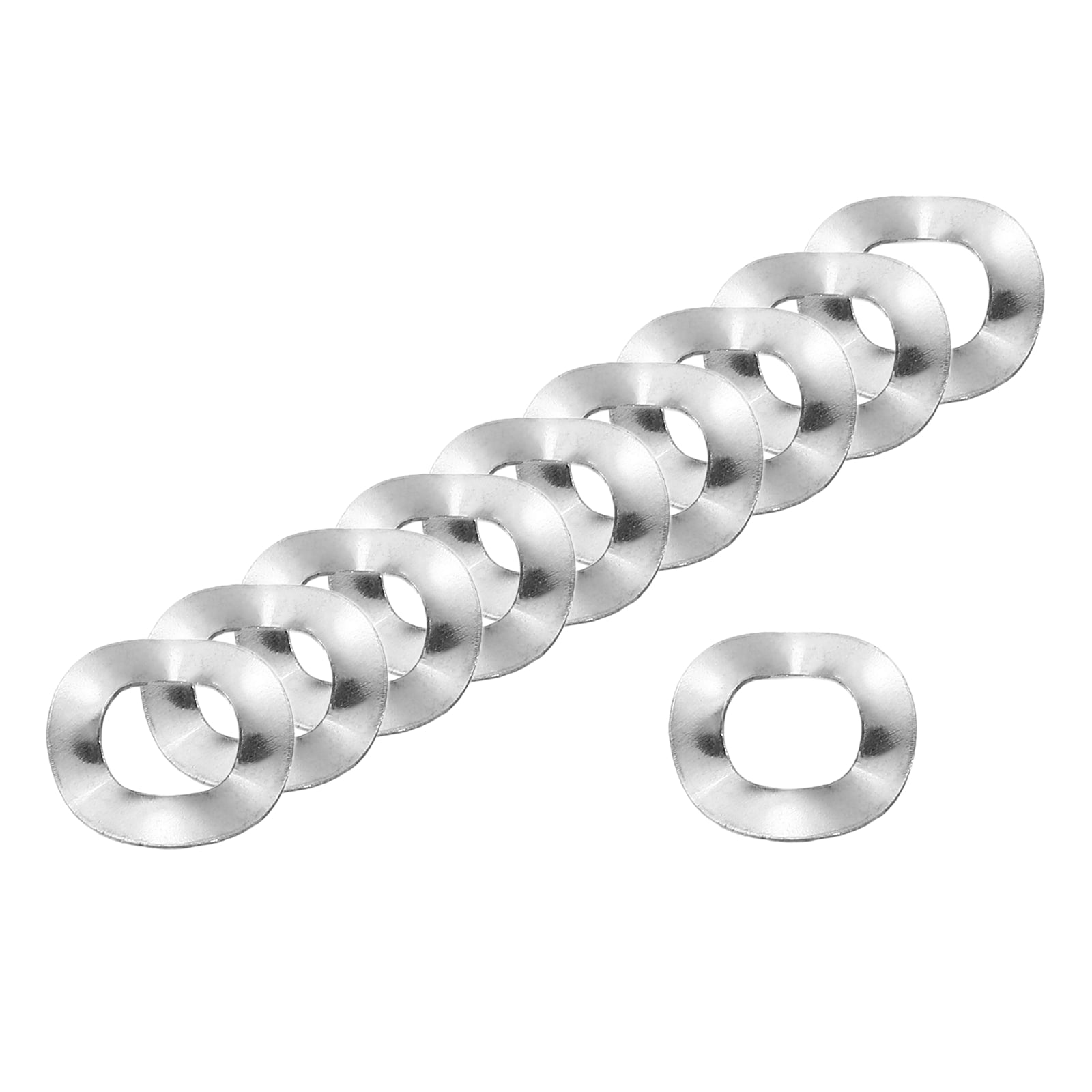 Wave Spring Washer, 100Pcs 0.31"x0.16"x0.01" (ODxIDxT) - 304 Stainless ...