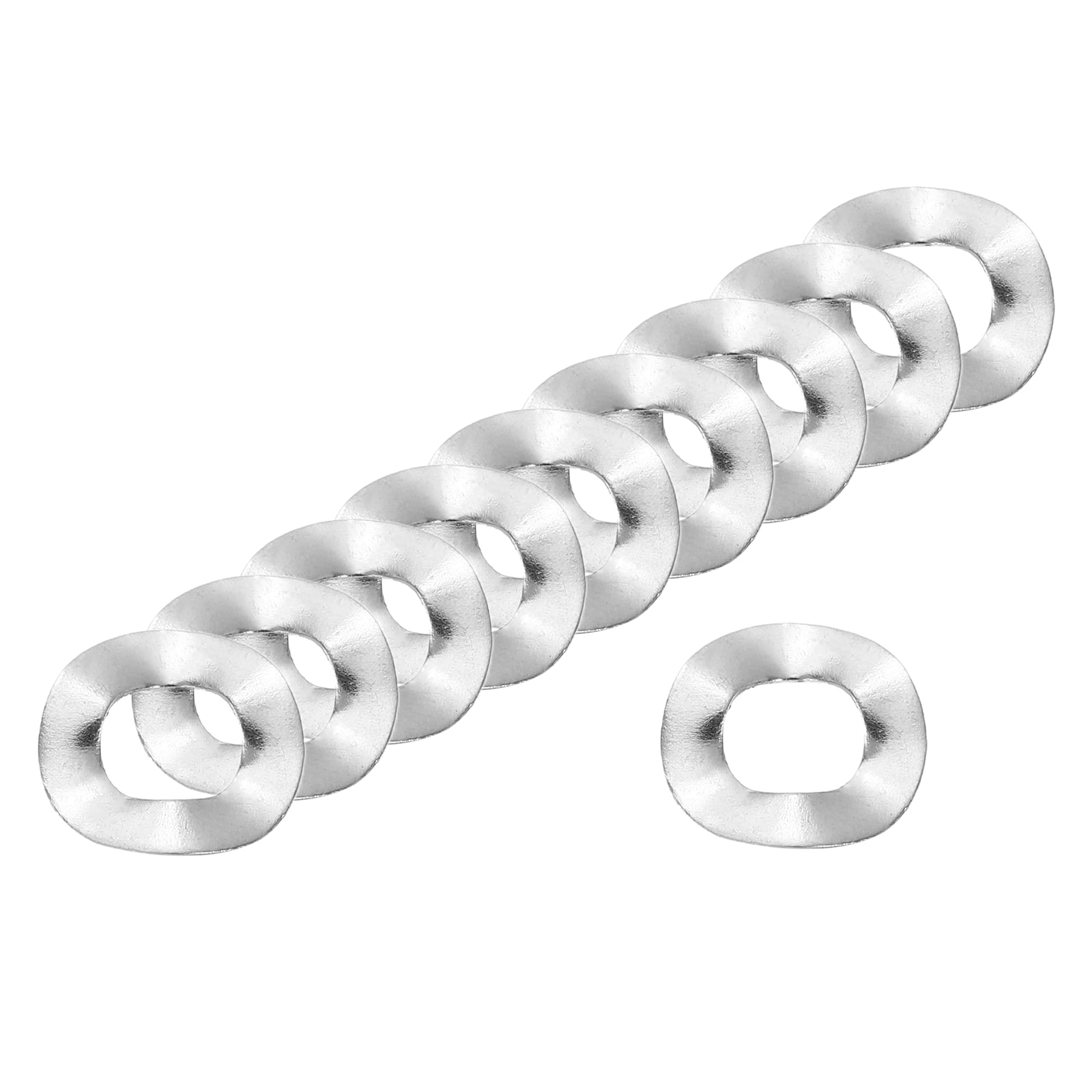 Wave Spring Washer, 100Pcs 0.39"x0.2"x0.01" (ODxIDxT) - 304 Stainless ...