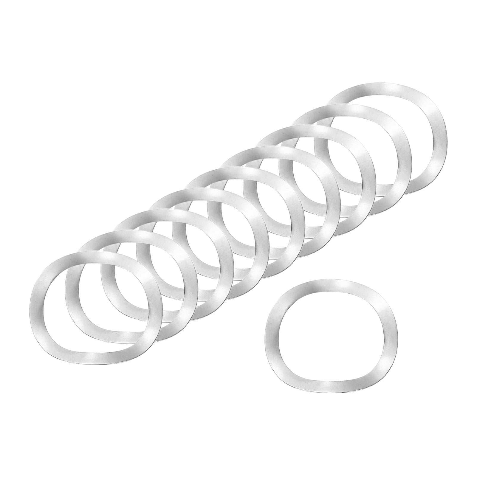 Wave Spring Washer, 100Pcs 0.98"x0.75"x0.01" (ODxIDxT) - 304 Stainless ...