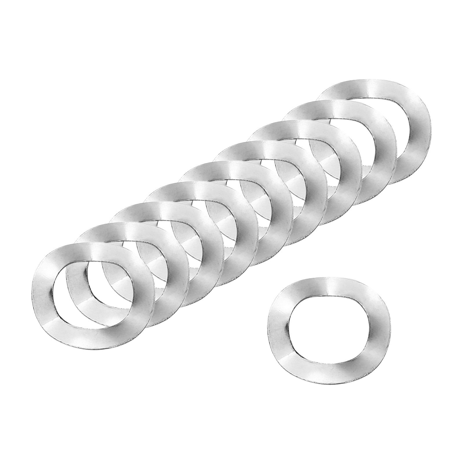 Wave Spring Washer, 200Pcs 0.51"x0.31"x0.01" (ODxIDxT) - 304 Stainless ...