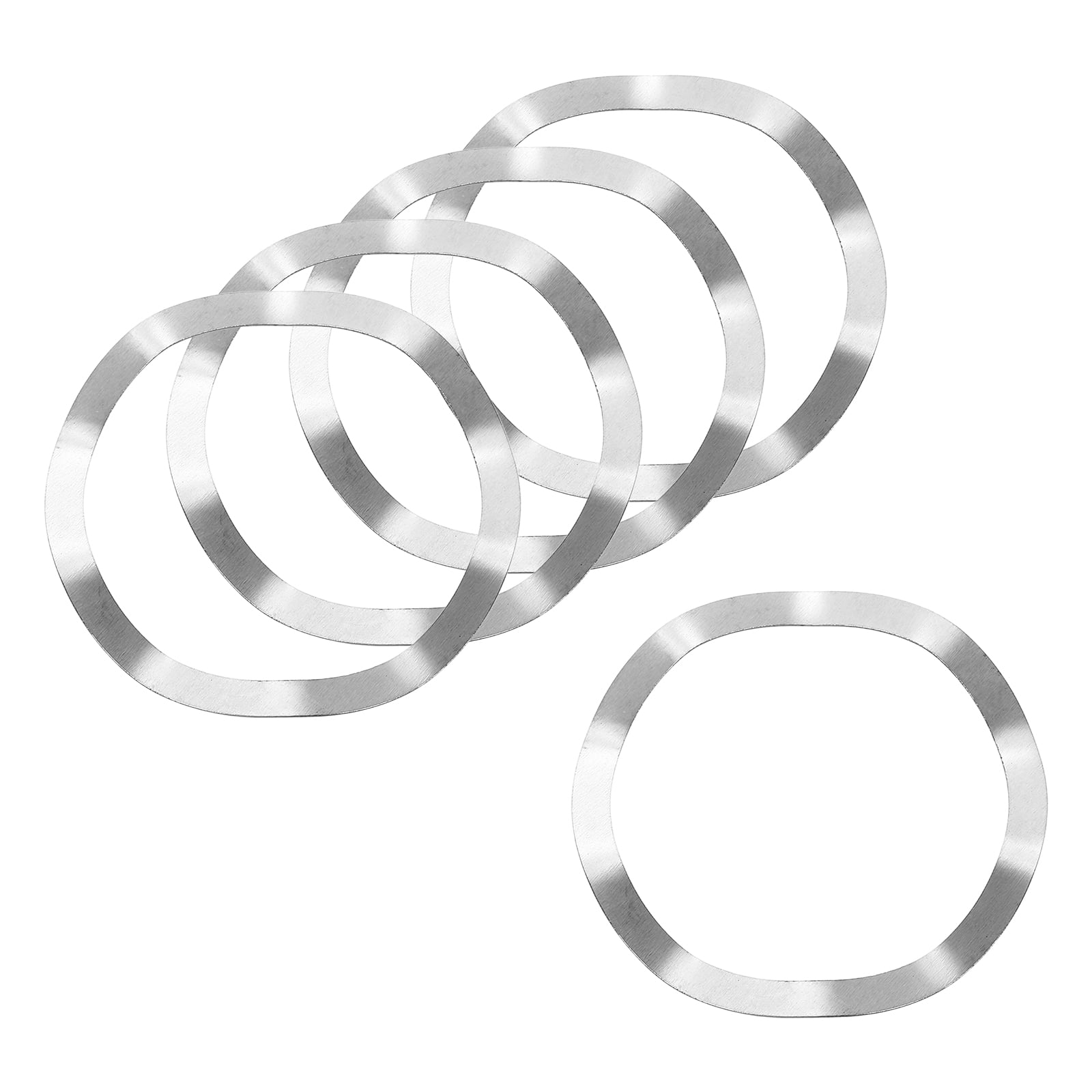 Wave Spring Washer, 5Pcs 2.4"x2.01"x0.01" (ODxIDxT) - 304 Stainless ...