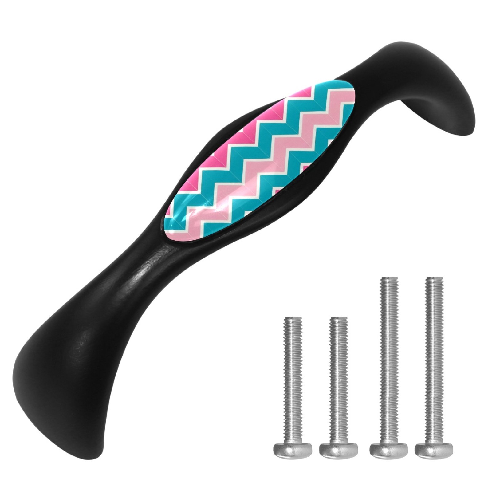 Wave Stripes Plaid Kitchen Cabinet Pull Knobs Drawer Hardware Handles ...