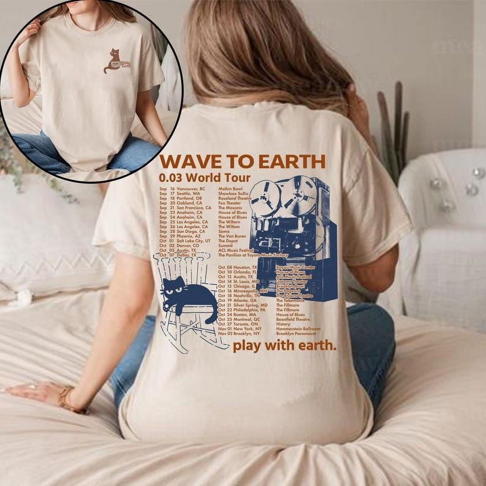 Wave To Earth 0.03 Tour 2024 T-shirt, Wave To Earth Kpop Merch, Wave to ...