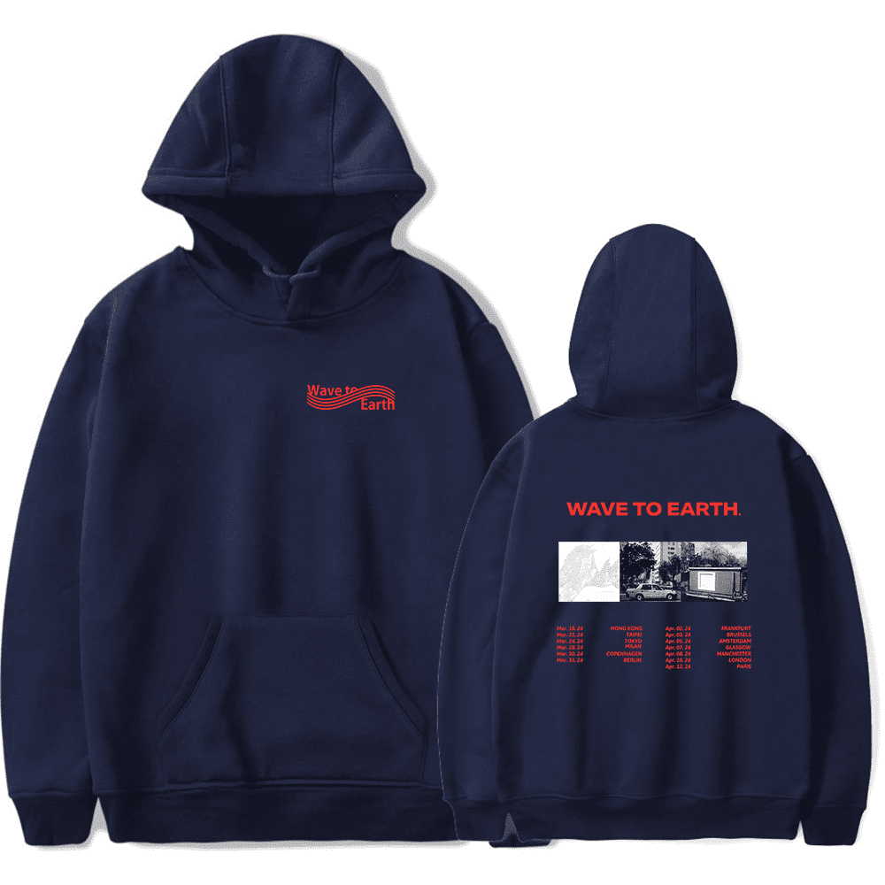 Wave To Earth Hoodies 2024 Tour Merch Men Ladies Fashion Hooded ...