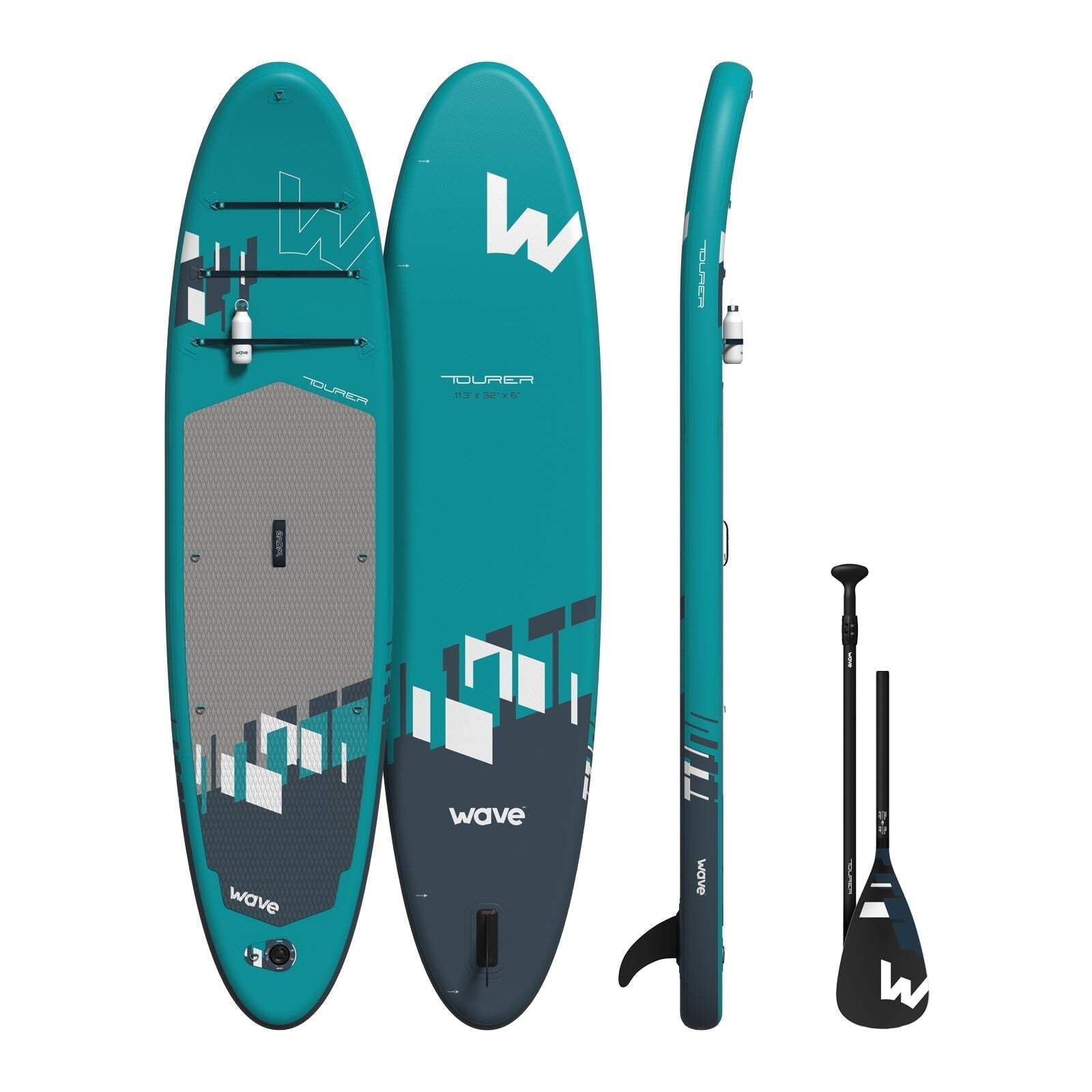 Wave Tourer 2.0 Inflatable Stand Up Paddleboard | Premium SUP with Anti ...