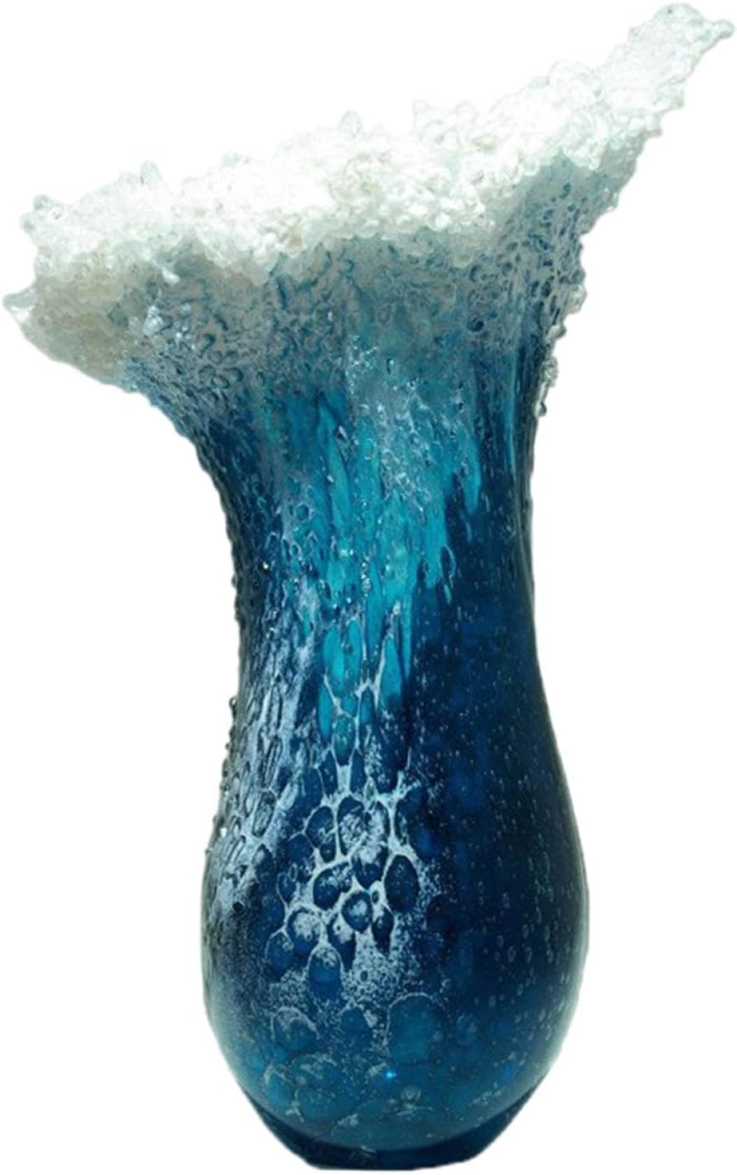 Wave Vase,Ocean Theme Resin Vase Handmade Artistics Table top ...