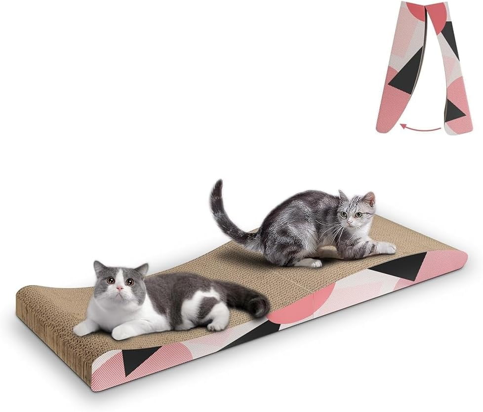 Wave cat scratching board foldable cardboard cat scratching board cat ...
