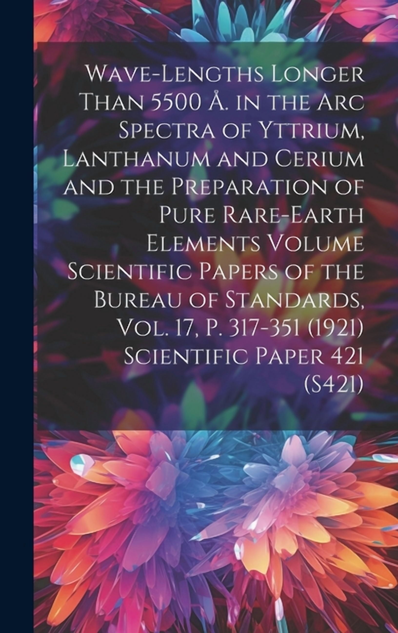 Wave-lengths Longer Than 5500 Å. in the arc Spectra of Yttrium ...