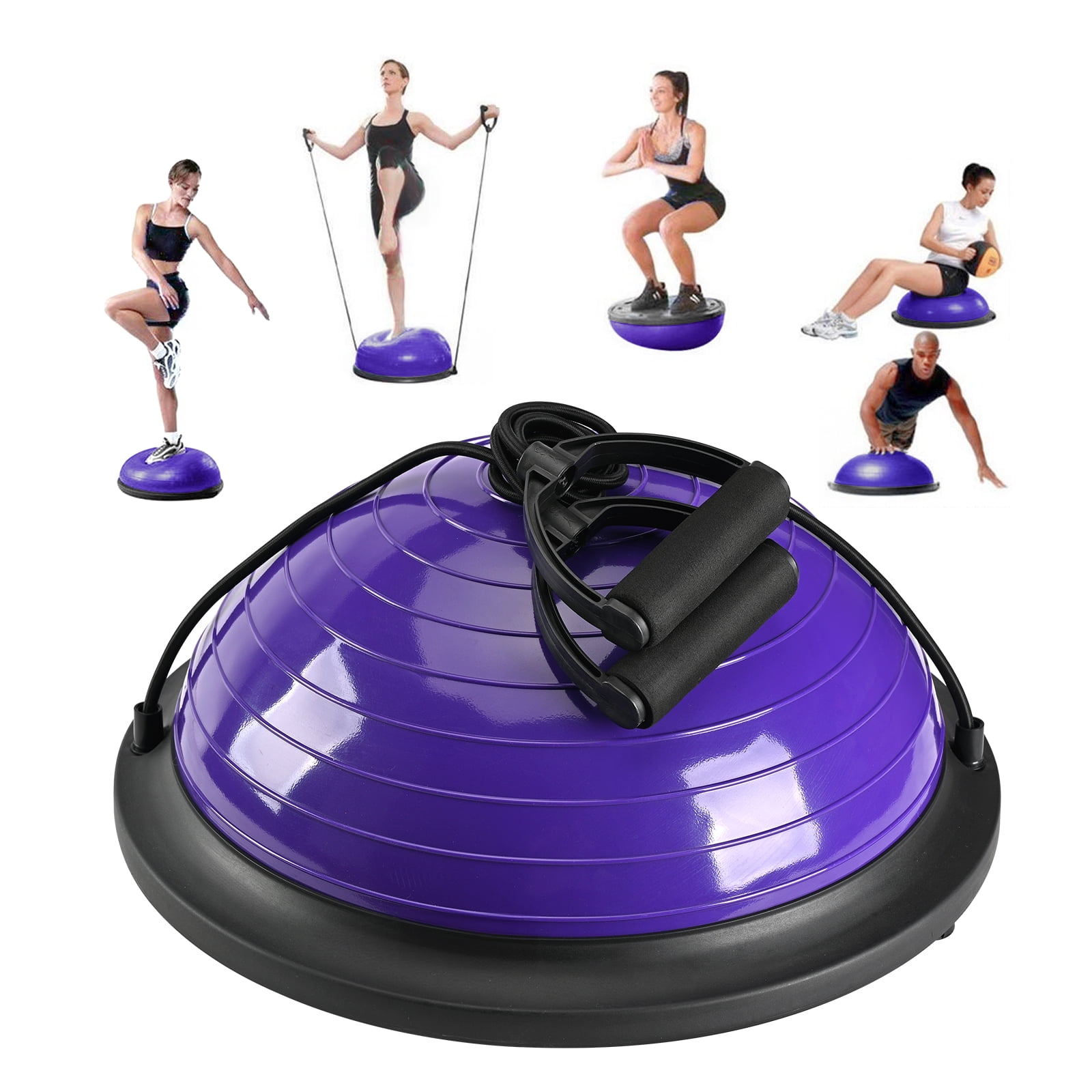 Wave speed ball, resistance band yoga balance hemispherical fitness ...