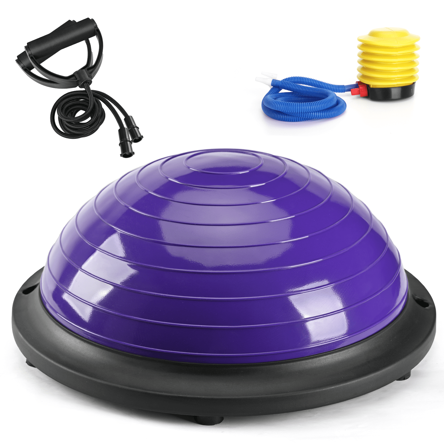 Wave speed ball, resistance band yoga balance hemispherical fitness ...