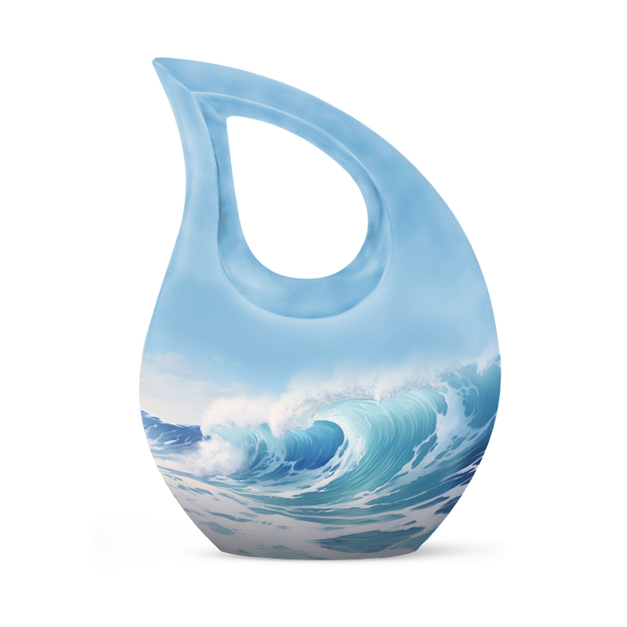 Wave urn - urn for ashes adult male - urns for human ashes Funeral ...