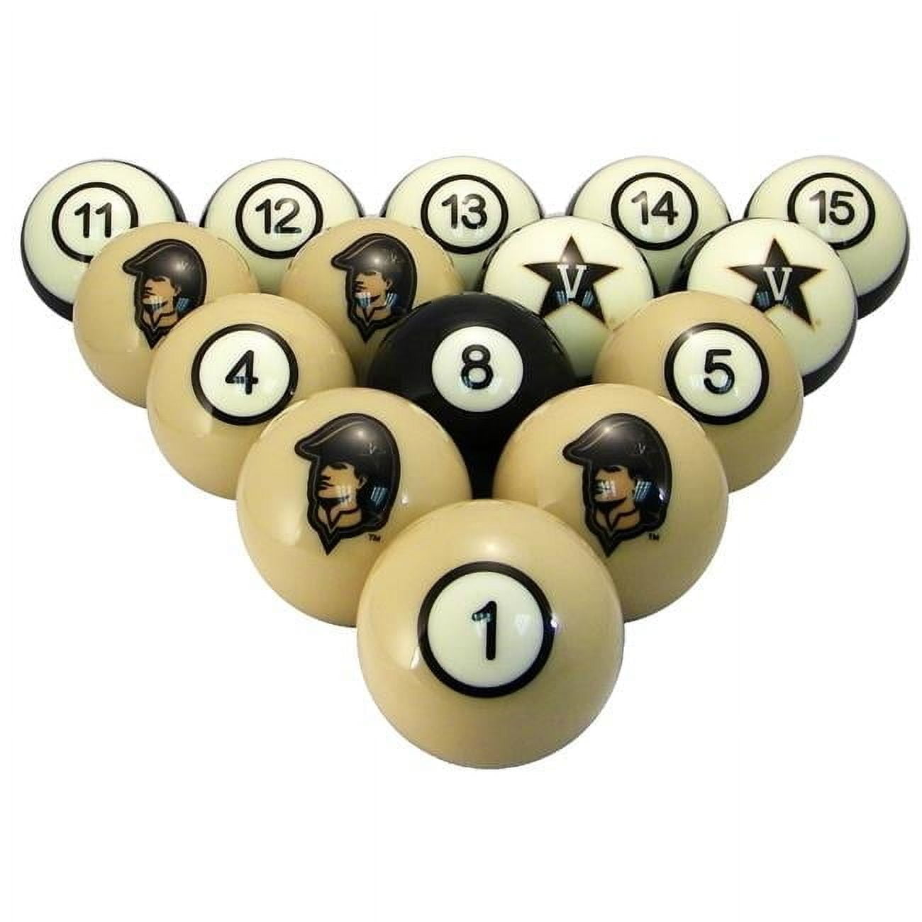 Wave7 VANBBS100N Vanderbilt Numbered Billiard Ball Set - Walmart.com