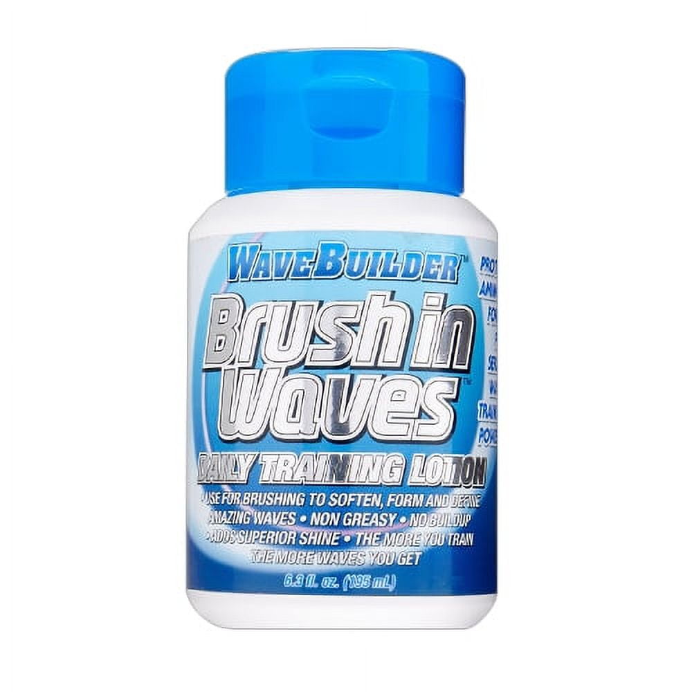 WaveBuilder Brush In Waves Daily Training Lotion, 6.3 Oz, 2 Pack - Walmart.com
