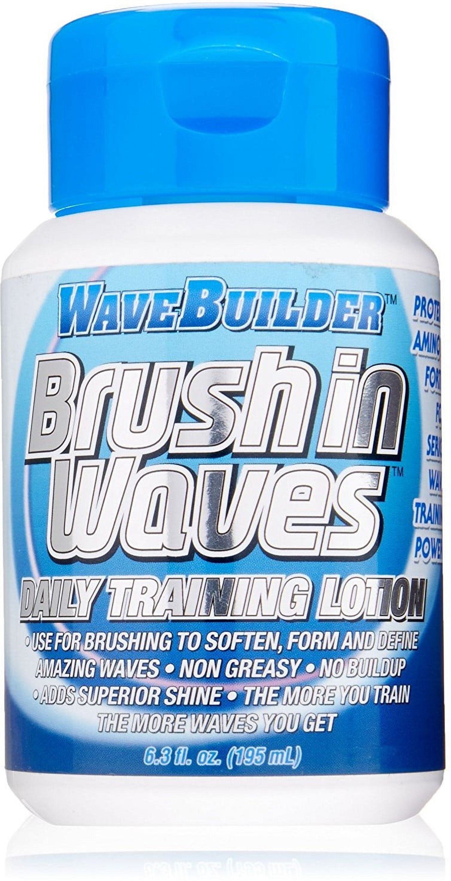 WaveBuilder Brush In Waves Daily Training Lotion 6.3 oz (Pack of 2) - Walmart.com
