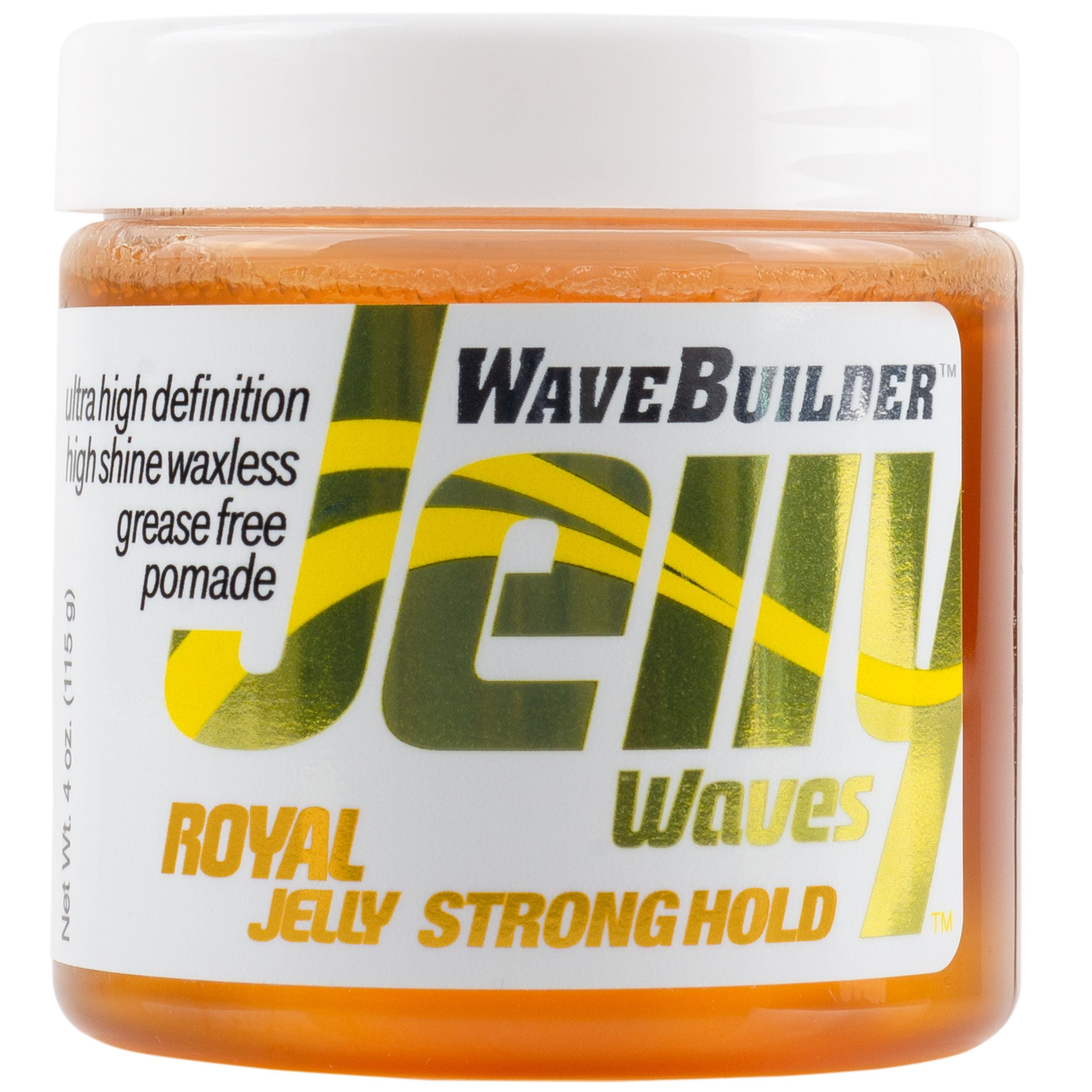 WaveBuilder Jelly Waves Royal Jelly Strong Hold Pomade Alternative, 4 Ounce - Walmart.com