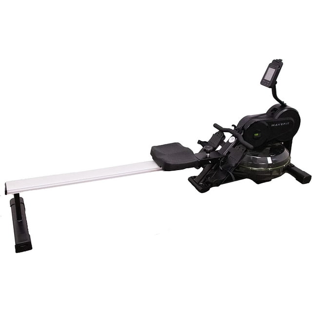 WaveFit R100 Water Rower, Indoor Home Gym, Bluetooth, Fitness Tracking ...