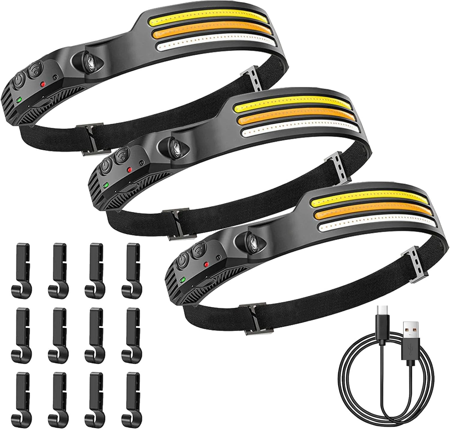 WavePro 230° Ultra-Light Motion-Sensing Headlamp, 2025 New Headlamp ...