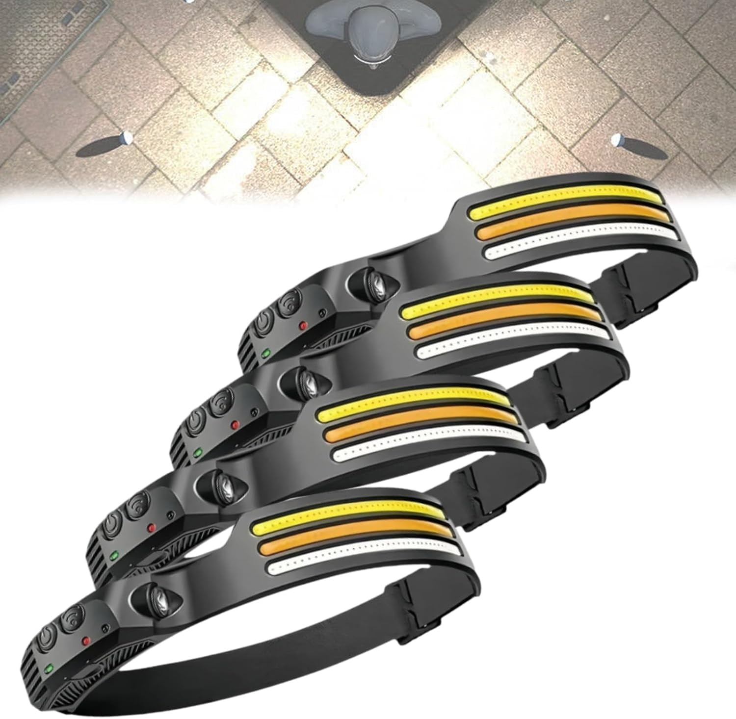 WavePro 230° Ultra-Light Motion-Sensing Headlamp, Wave Pro 230° Wide ...