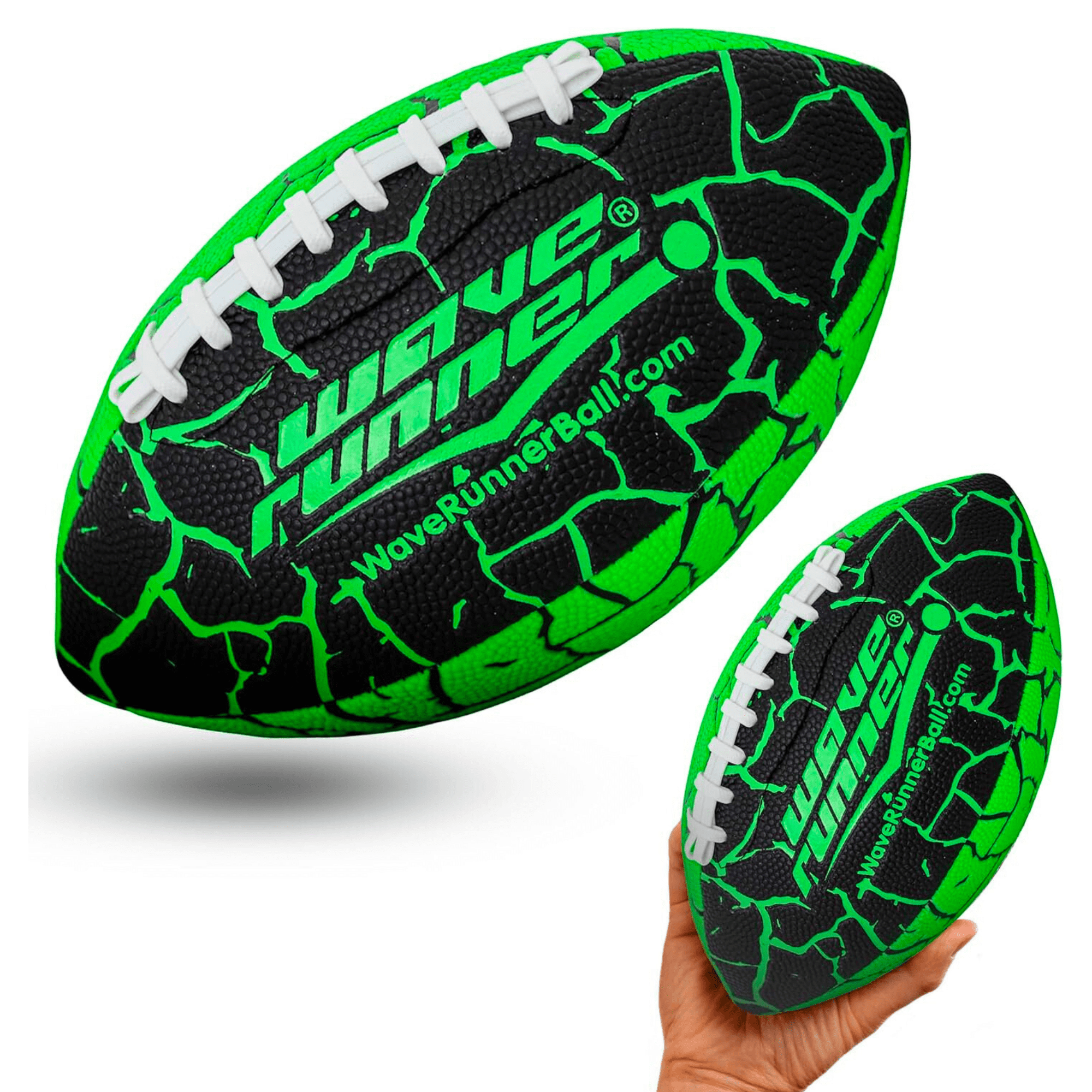 Wave Runner Grip It Waterproof Junior Size Football, 9.25-Inch, Durable ...