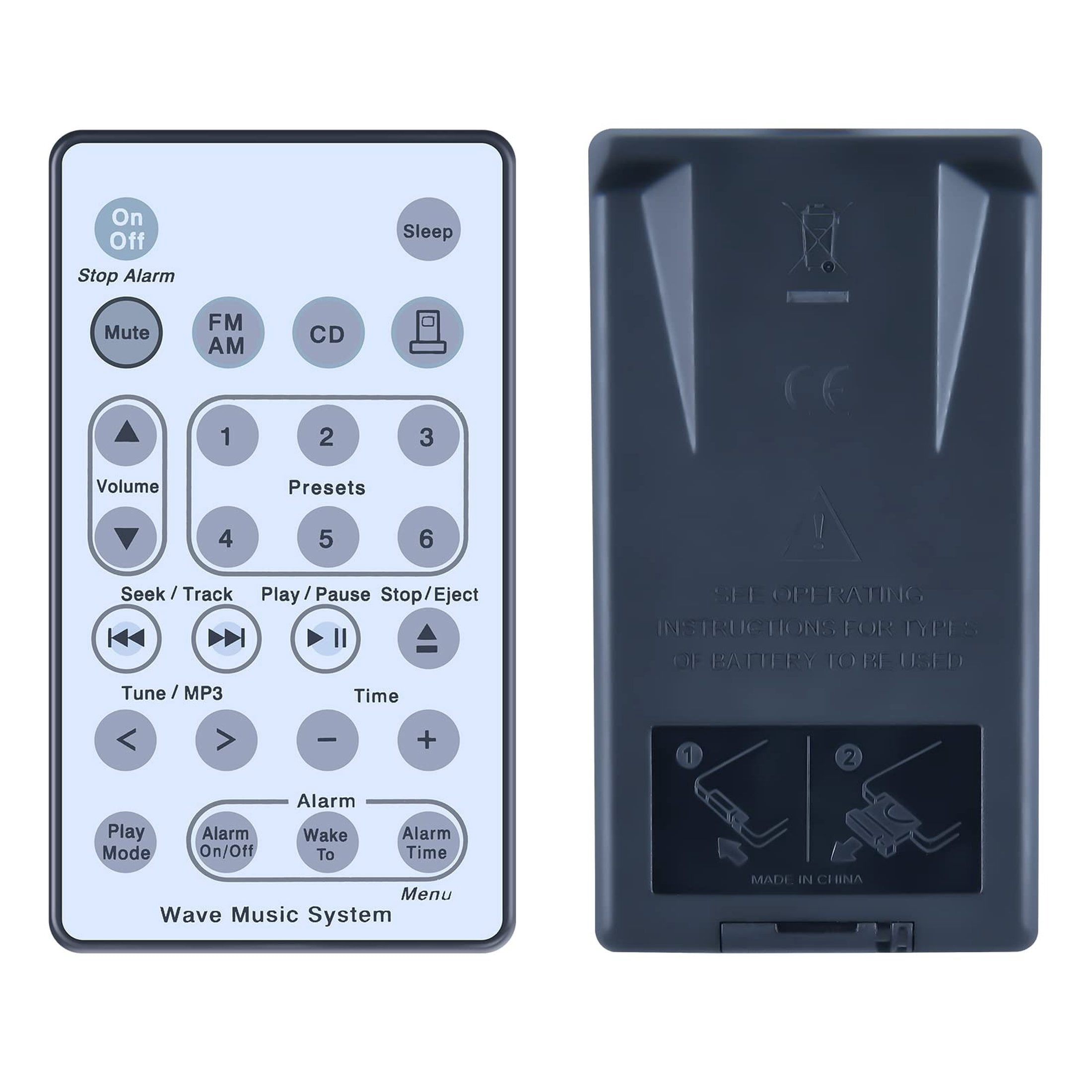 WaveSound Remote Control for Music System I II III IV Replacement ...
