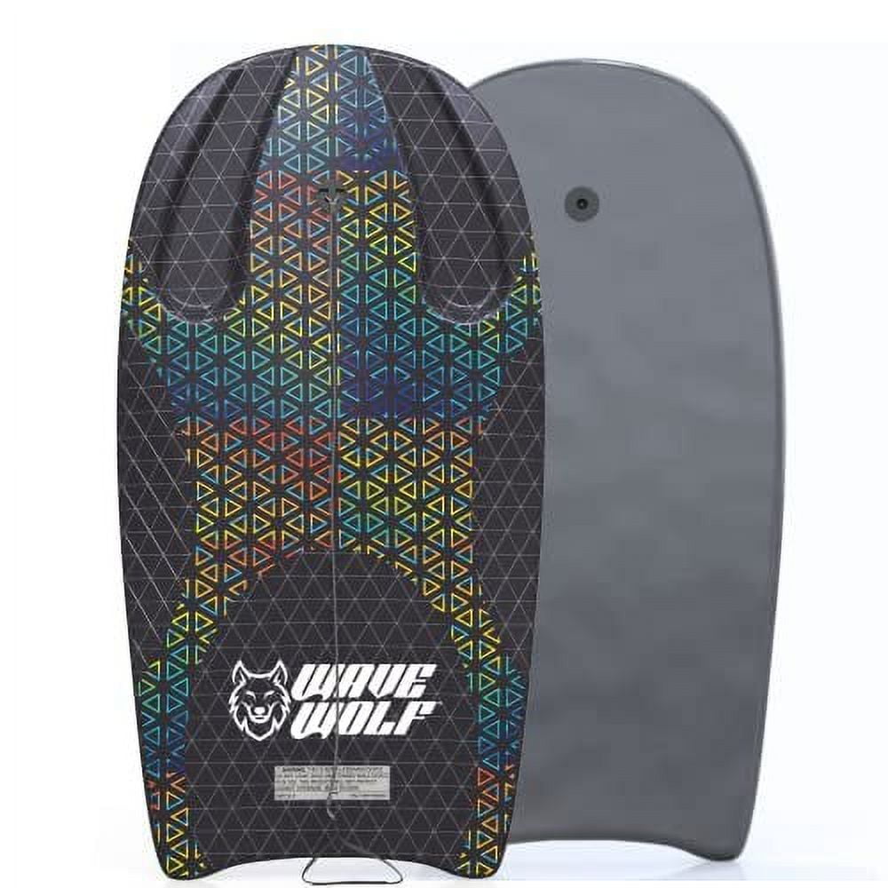 WAVEWOLF Moon Rider Bodyboard, 41" EPS Core Beach Boogie Board with ...