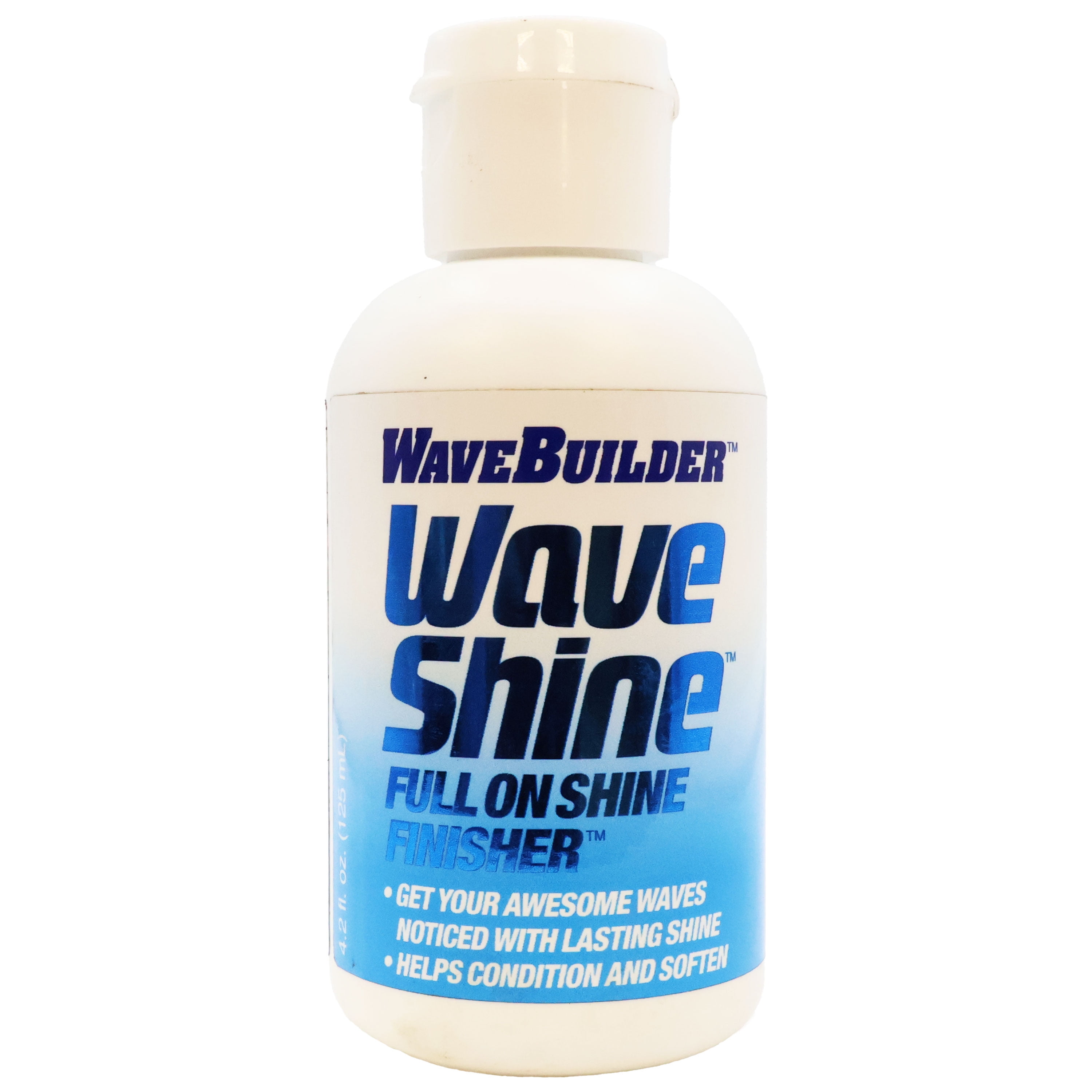 Wavebuilder Wave Shine Full On Shine Hair Finisher 4 Oz., Pack of 3 - Walmart.com